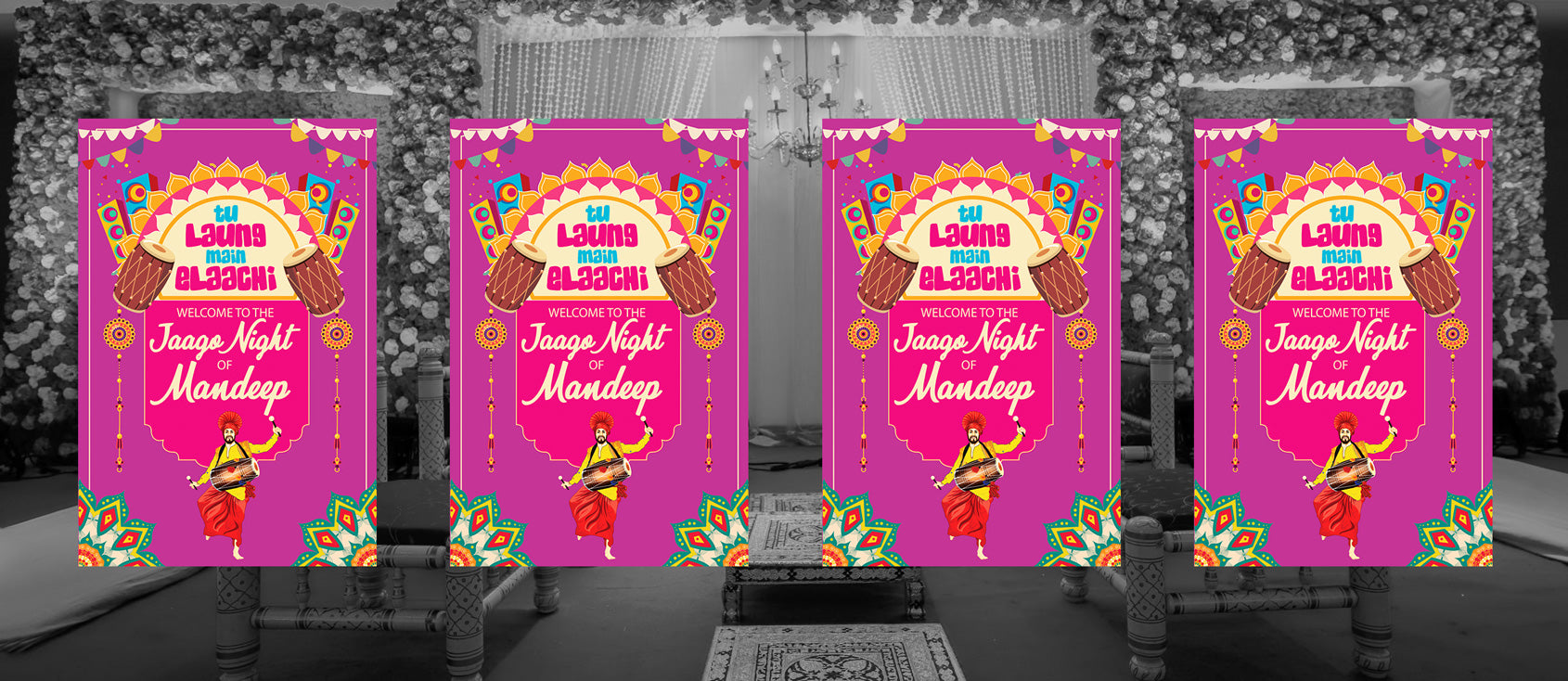 Luxurious Welcome Boards And Event Signage - Concept Digital Hub